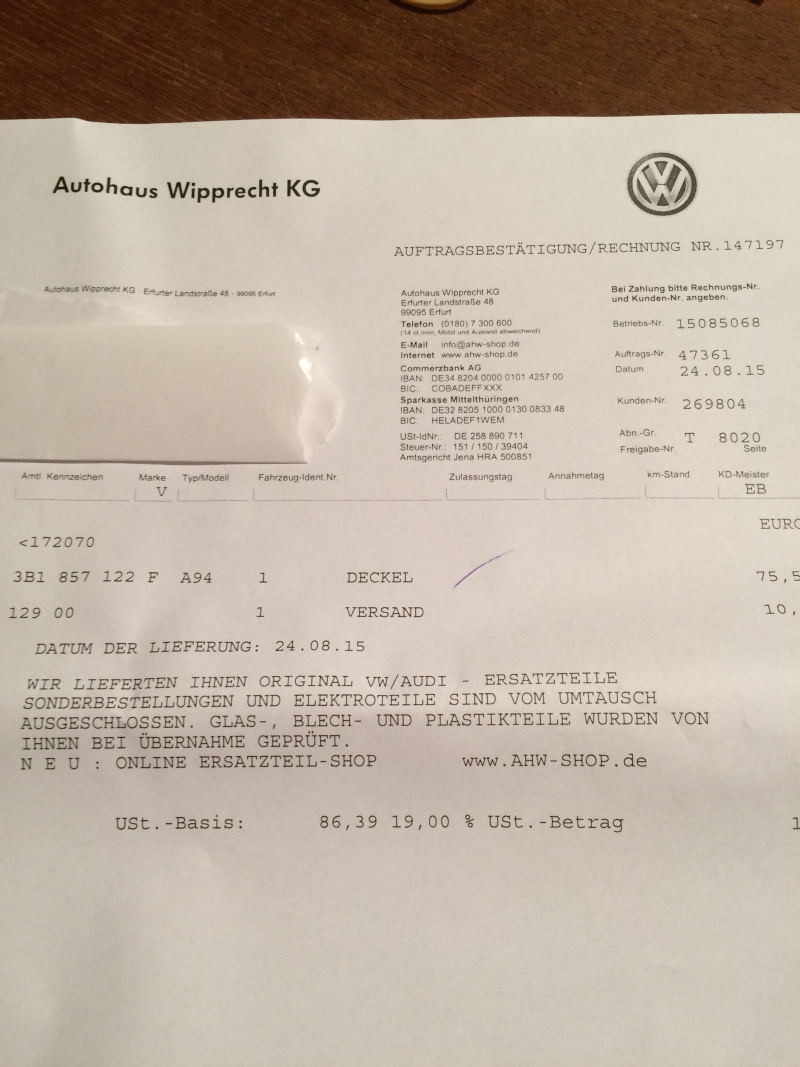 Welke kleur dashboard heb ik eigenlijk? - 3B en 3BG - VW Passat . nl ...